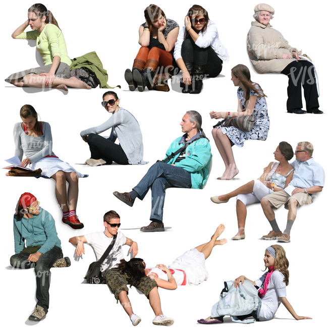 Sitting People Collection - VIShopper