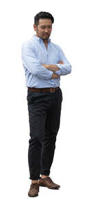 cut out asian man standing - VIShopper