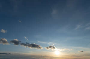 late night sky with sun setting - VIShopper